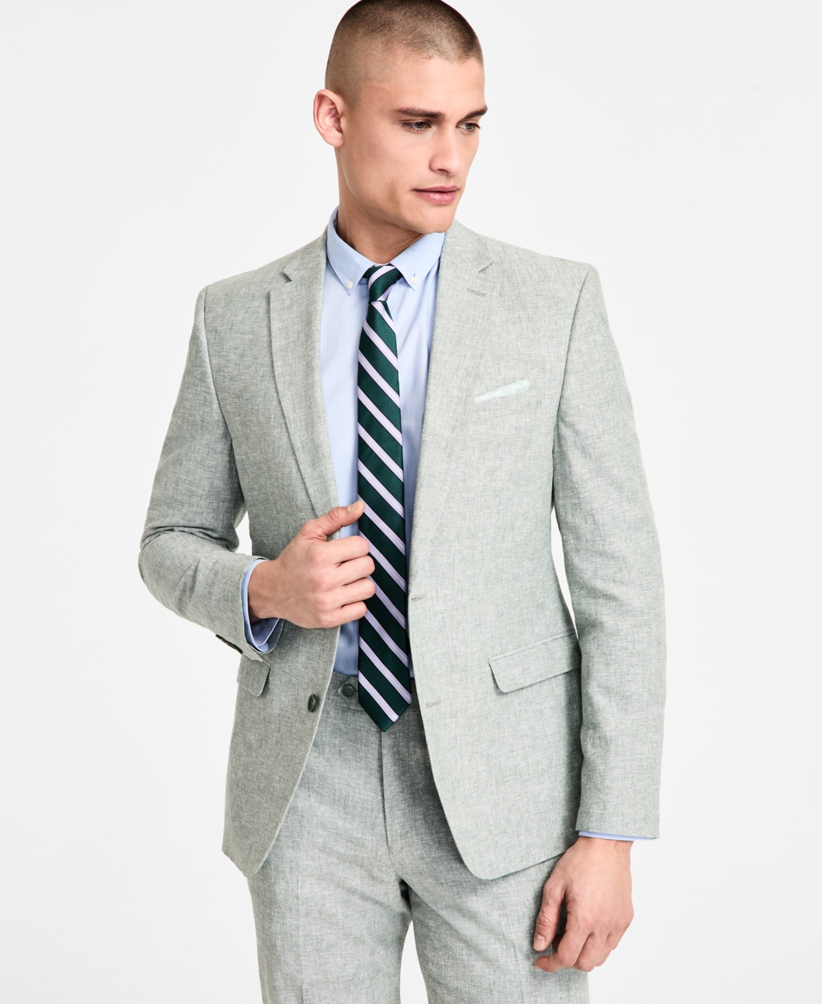 Click here for Bar Iii Mens Slim-Fit Linen Suit Jacket  Exclusive... prices