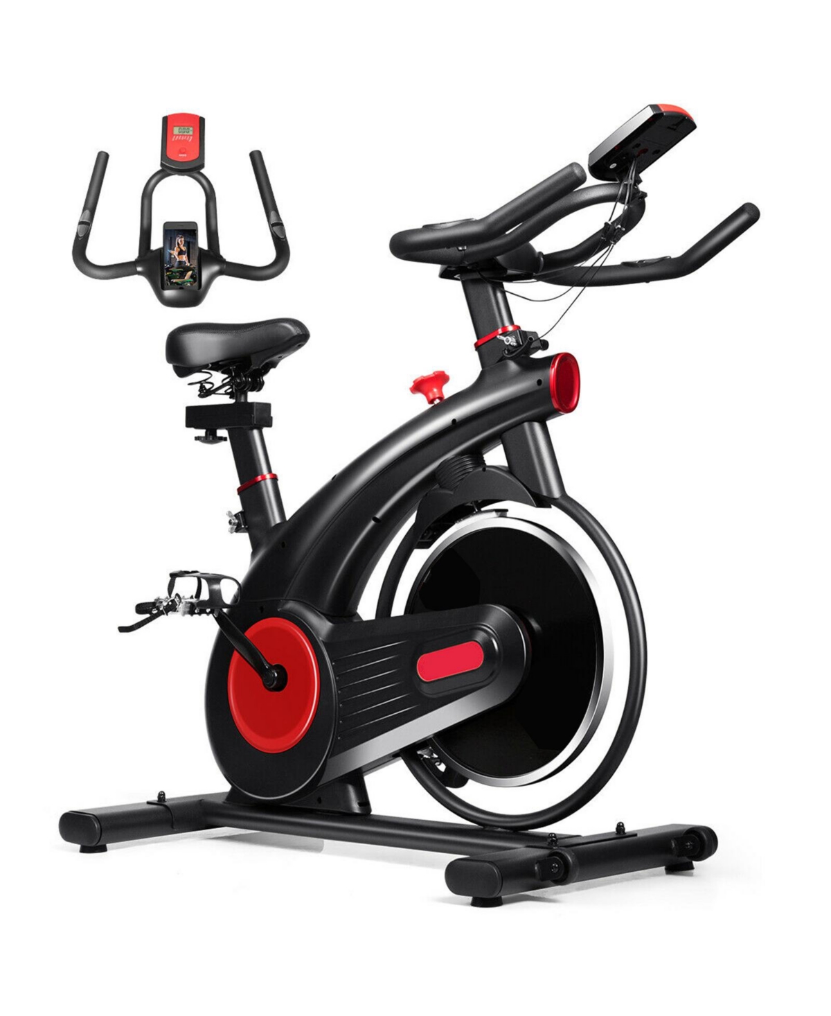 Click here for Vebreda Stationary Exercise Bike Silent Belt with... prices