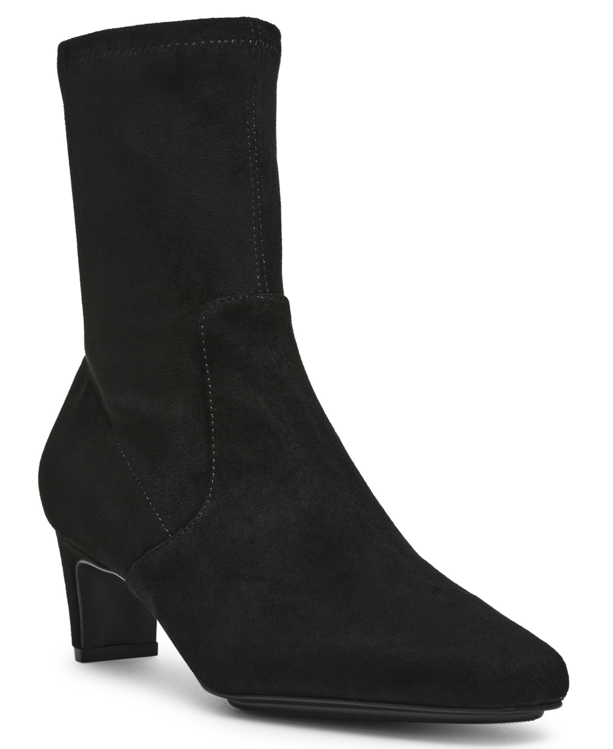 Click here for Anne Klein Womens Iga Low Heel Dress Booties - Bla... prices