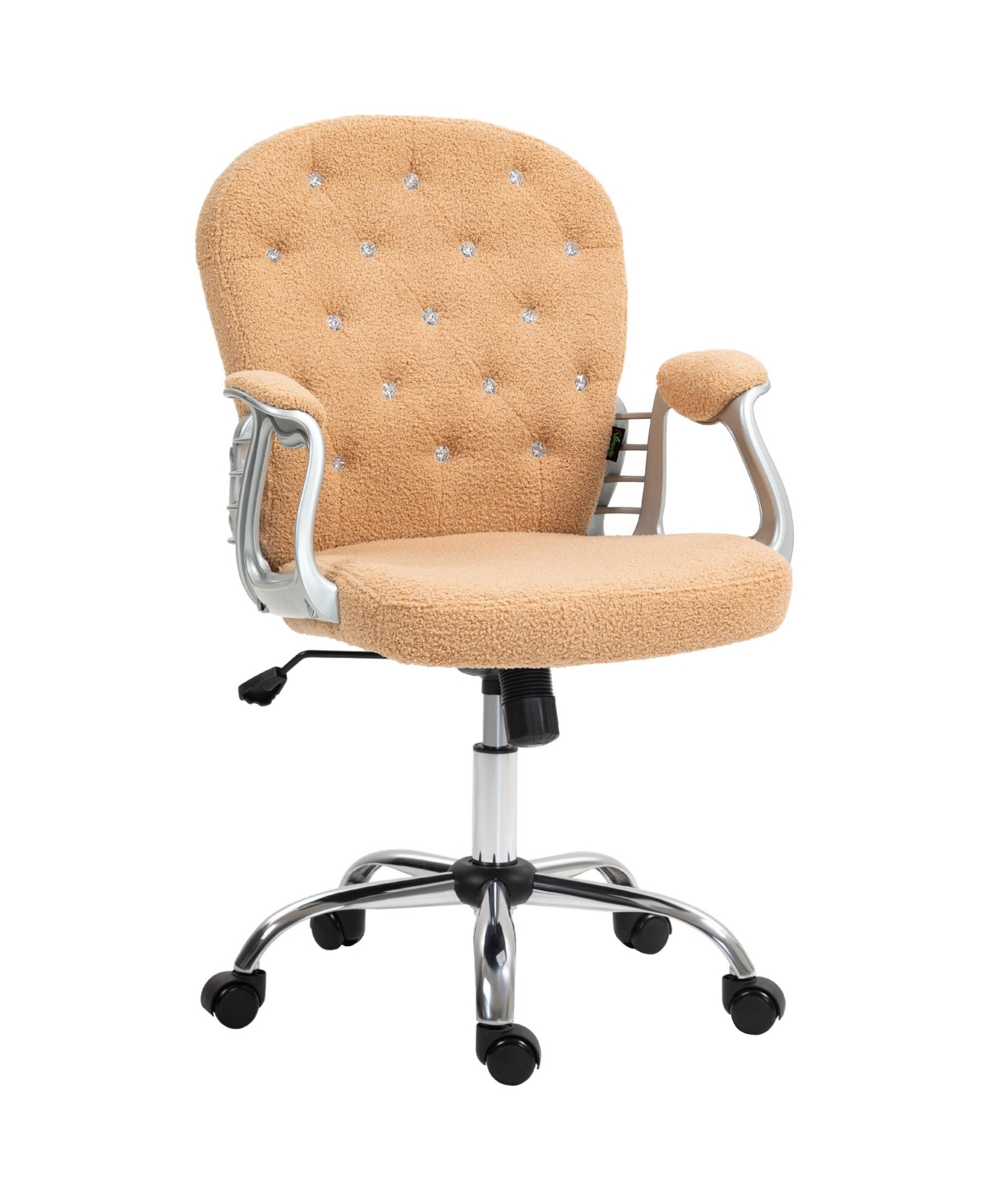 Click here for Homcom Vanity Office Chair Tufted Backrest Swivel... prices