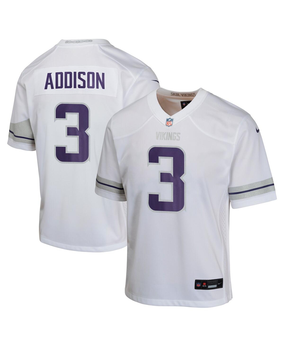 Click here for Nike Big Boys and Girls Jordan Addison White Minne... prices