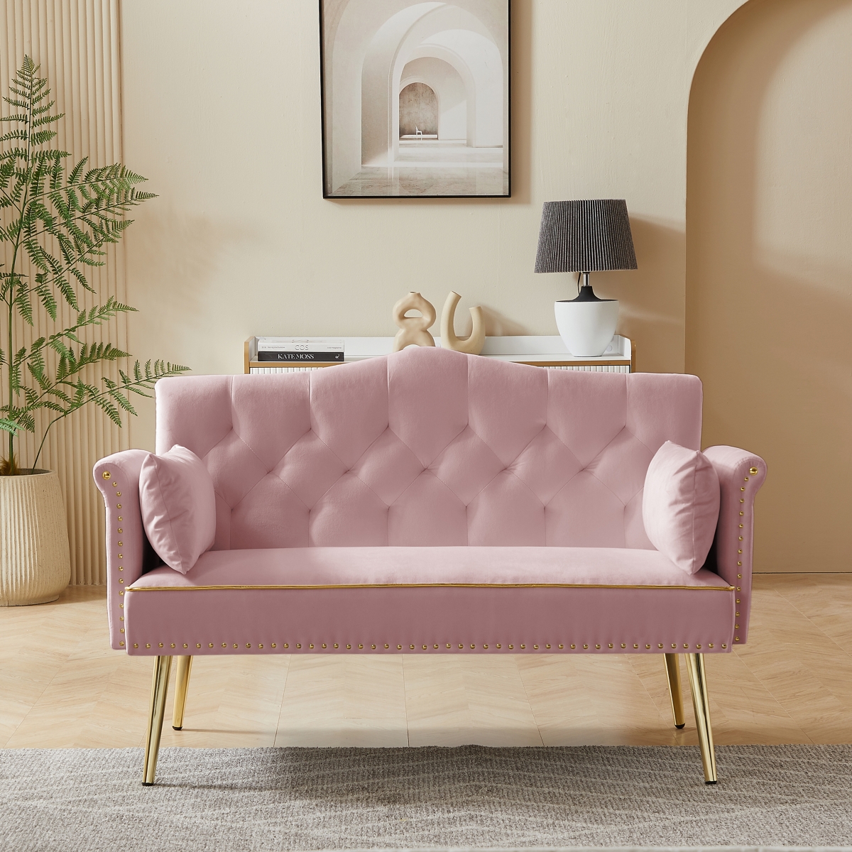 Click here for Streamdale Furniture Pink 2 Seater Sofa - Pink prices