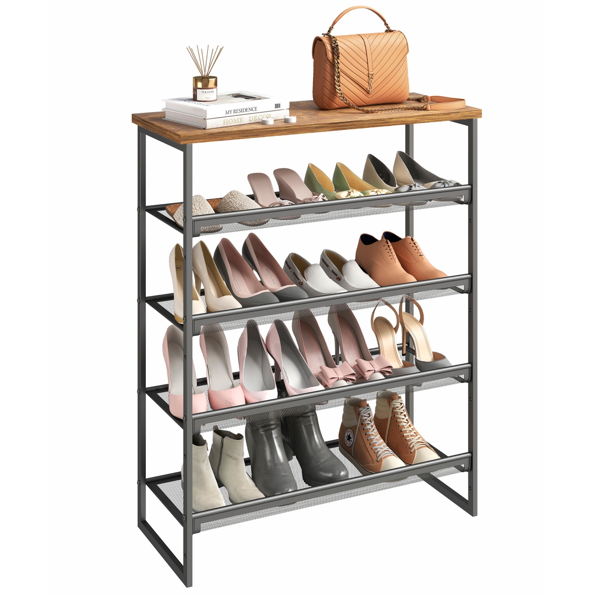 Click here for Sugift 5-Tier Shoe Rack Free Standing Shoe Rack Or... prices