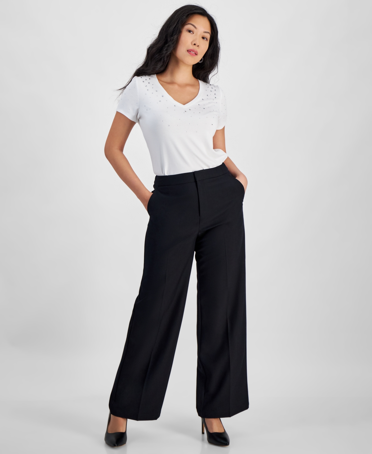 Click here for I.n.c. International Concepts Petite Wide-Leg Pant... prices