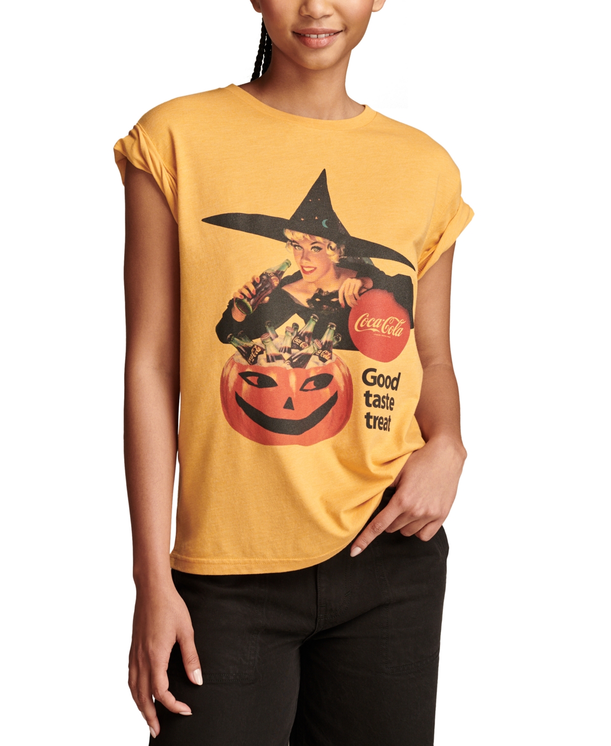 Click here for Lucky Brand Womens Coca-Cola Halloween Graphic Boy... prices