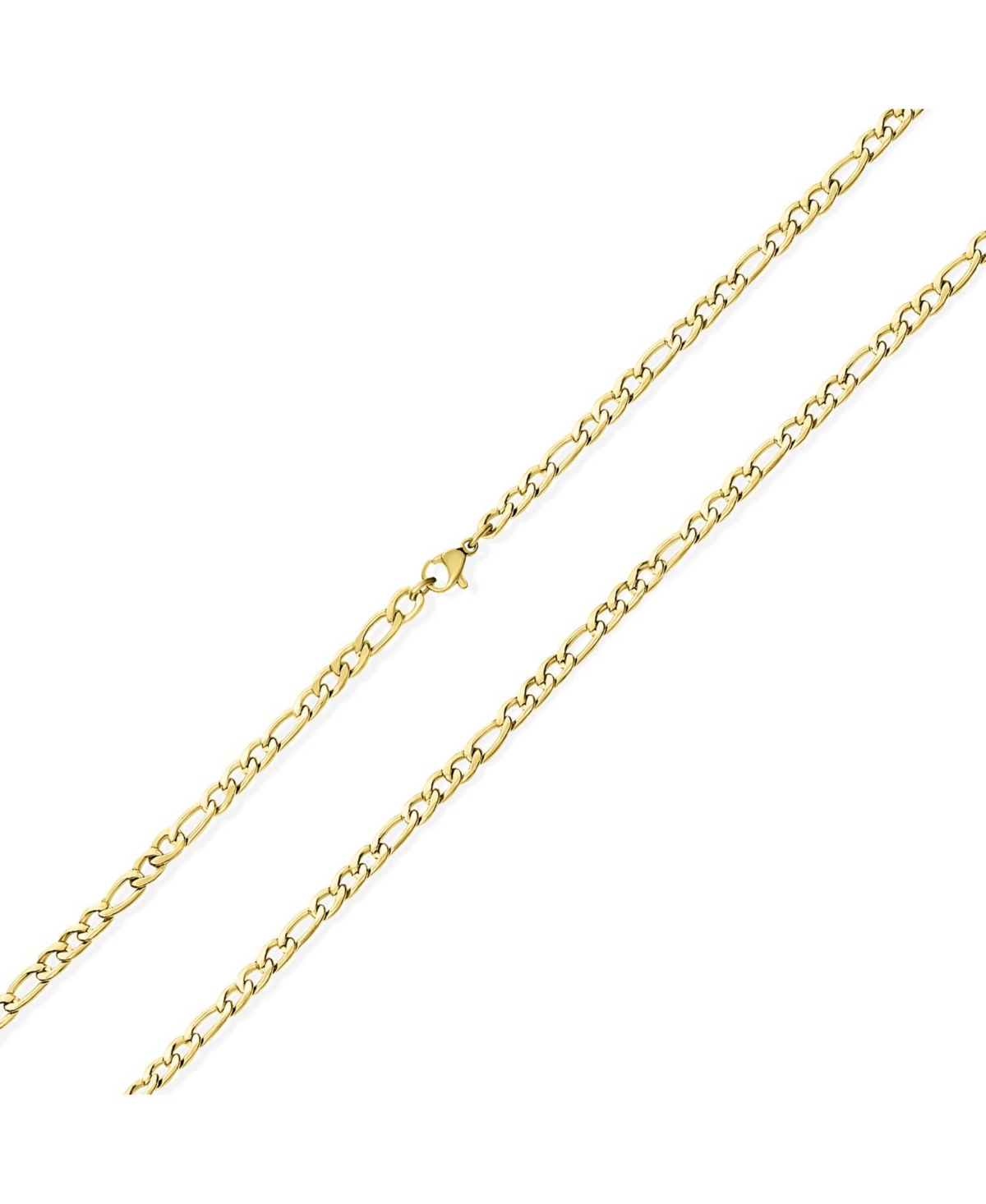 Click here for Bling Jewelry Solid Strong Shinny Mens Figaro Chai... prices