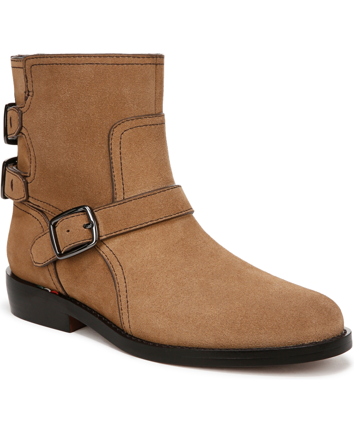 Click here for Franco Sarto Womens Prina Block Heel Moto Ankle Bo... prices