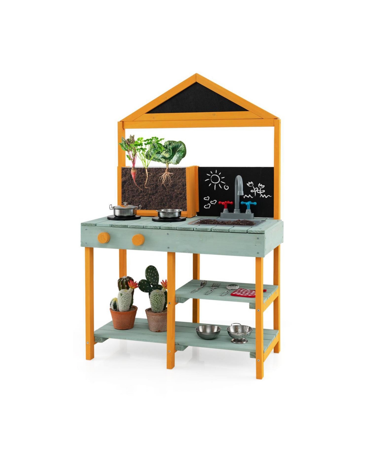 Click here for Kids Kitchen Playset with Root Viewer Planter and... prices
