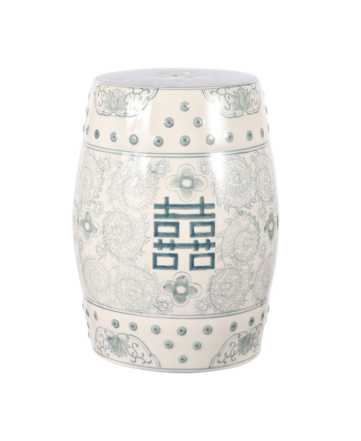 Click here for Jonathan Y Double Chinoiserie Ceramic Drum Garden... prices
