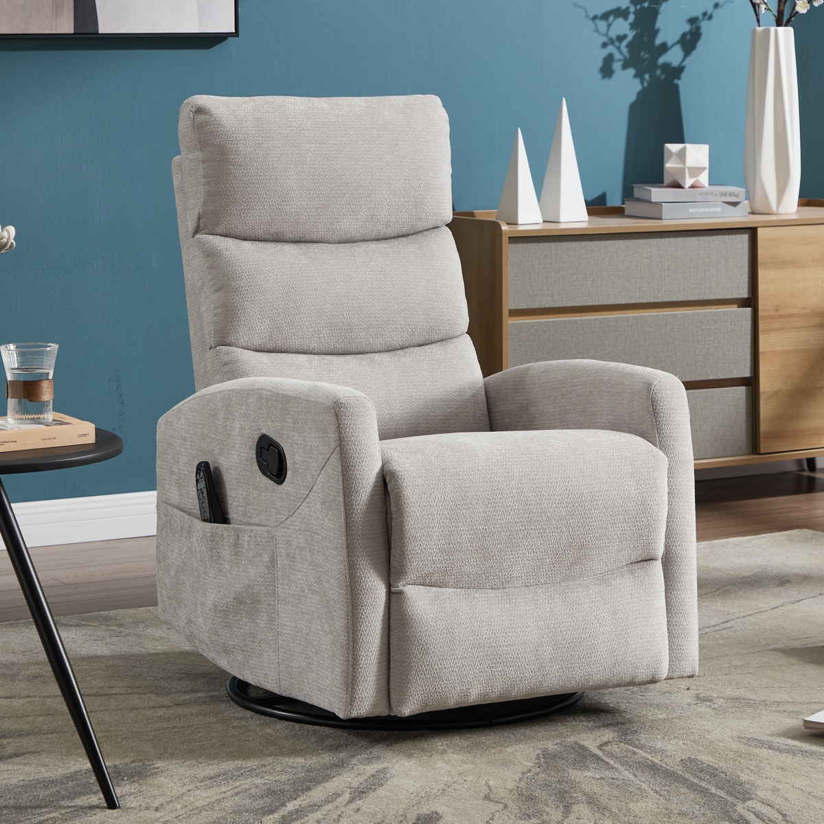 Click here for Mondawe Swivel And Rocker Power Recliner Chair  wi... prices