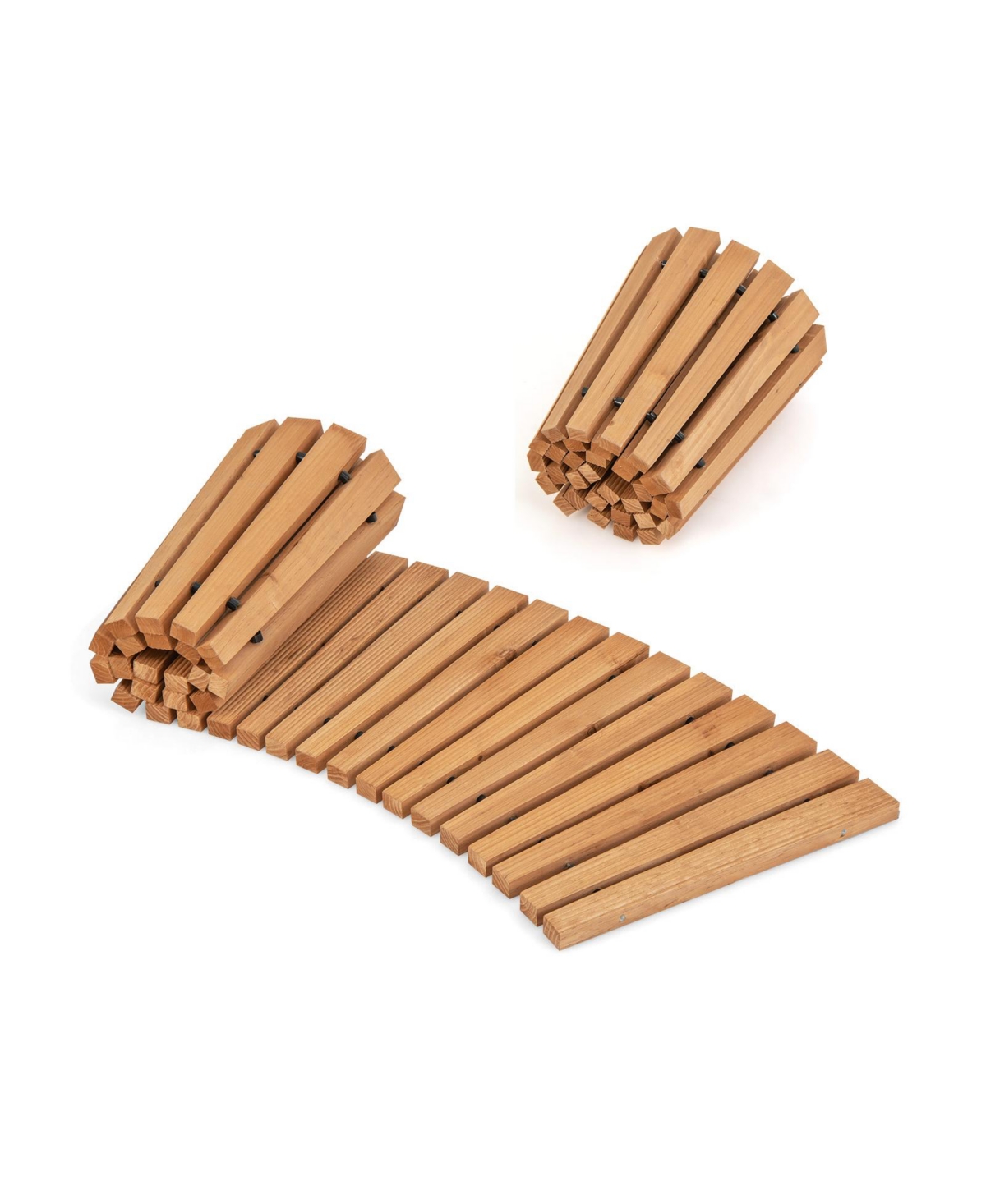 Click here for Sugift 7 Ft Wooden Garden Pathway Roll Out Curved... prices