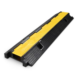 Yescom 1 Channel Cable Protector Ramp Rubber Electrical Wire Cover Cord ...