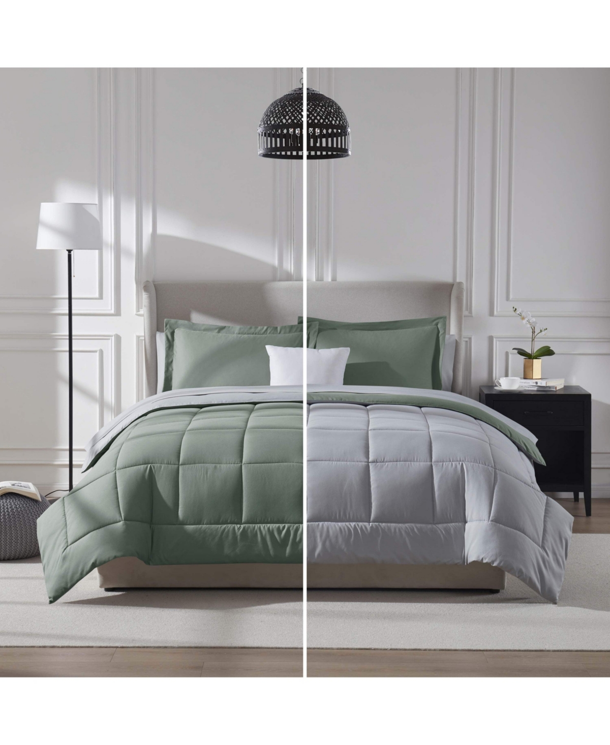 Click here for 7 Piece Reversible Complete Bed in a Bag - Queen -... prices