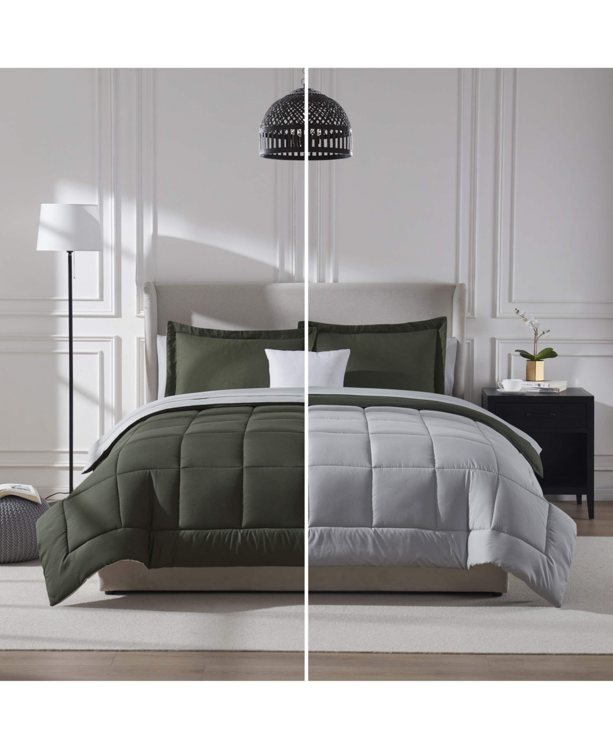 Click here for 7 Piece Reversible Complete Bed in a Bag - Queen -... prices