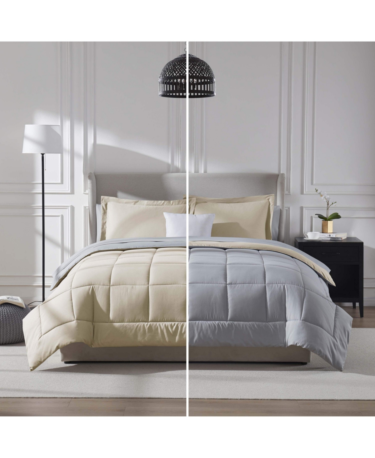 Click here for 7 Piece Reversible Complete Bed in a Bag - Queen -... prices