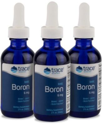 Trace Minerals Liquid Ionic Boron | 6 mg Boron | Supports Normal Bone ...