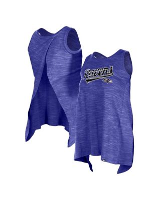 New Era Women's Purple Baltimore Ravens Space Dye Active Tank Top - Macy's