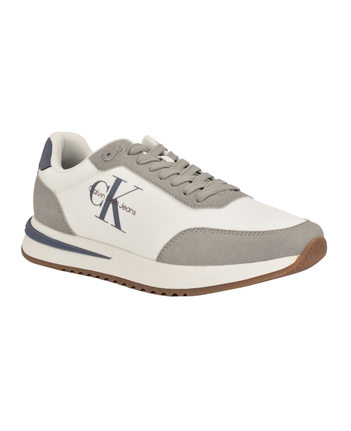 Click here for Calvin Klein Mens Phino Lace-Up Casual Sneakers -... prices