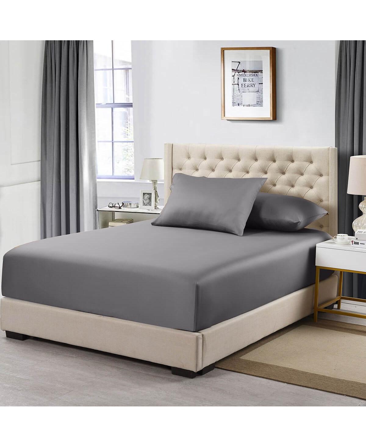 Click here for Fitted Sheet + Pillowcases Set - Luxury Cotton 608... prices