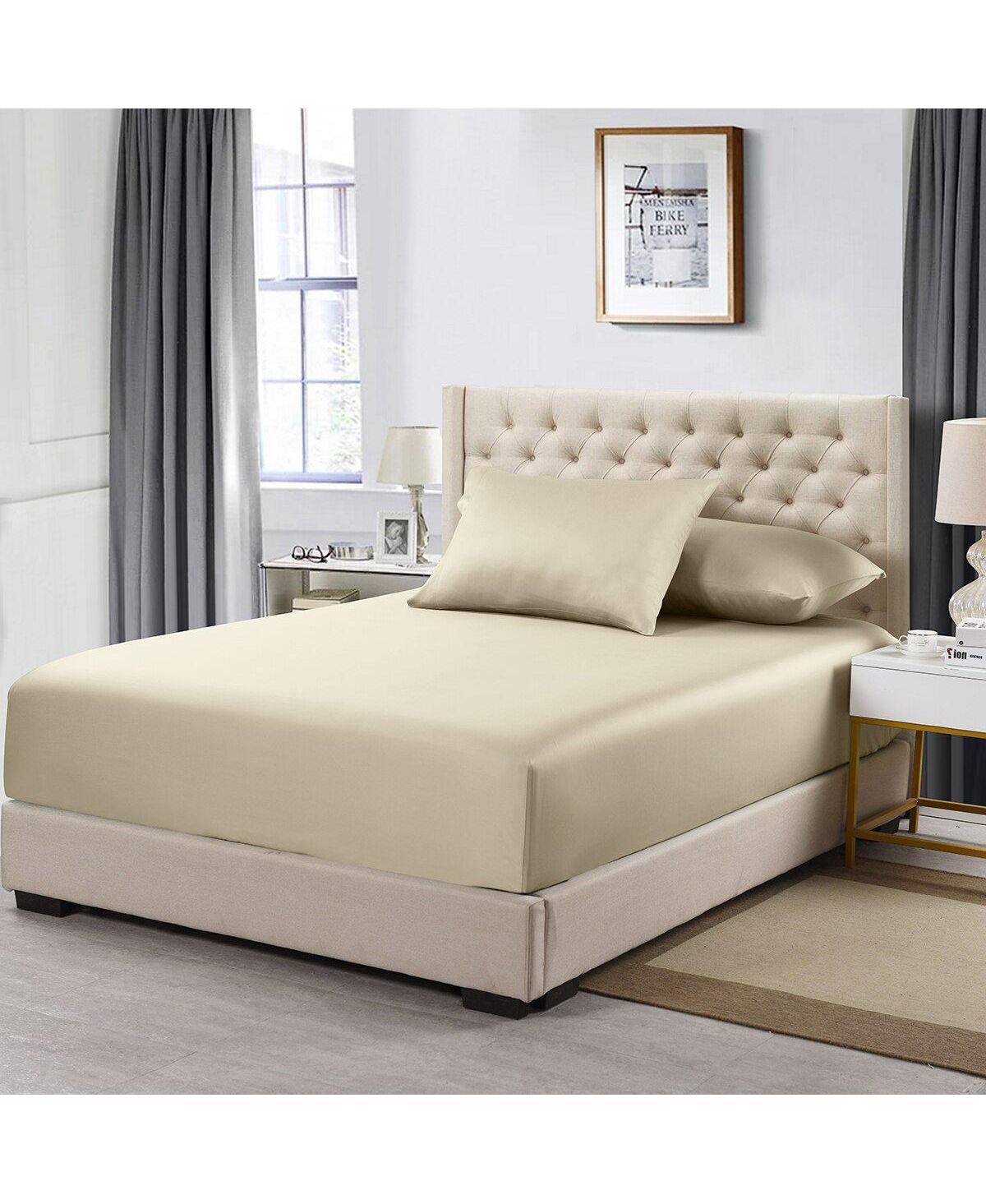 Click here for Fitted Sheet + Pillowcases Set - Luxury Cotton 608... prices