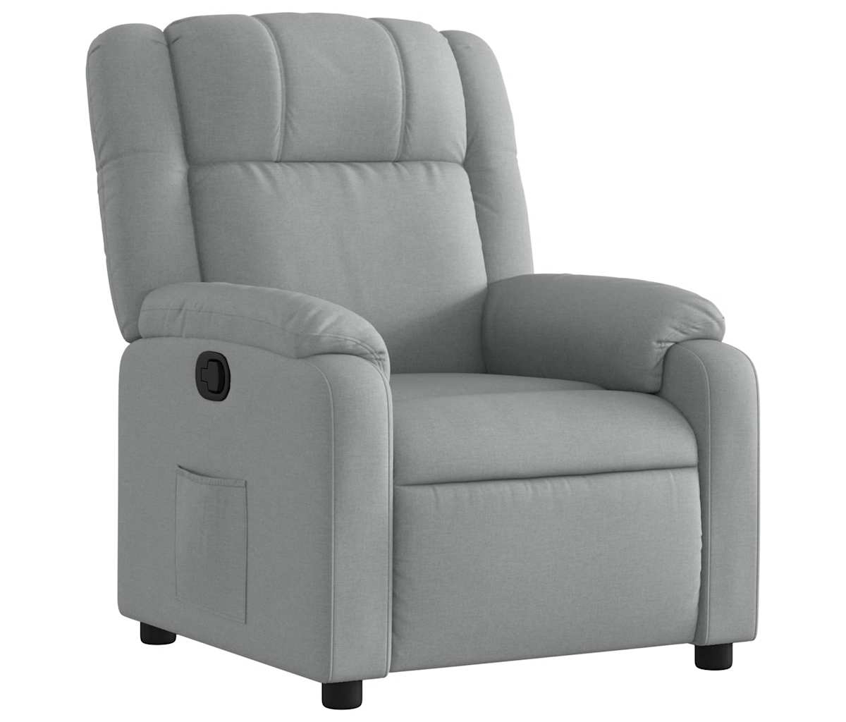 Click here for Recliner Chair Light Gray Fabric - Gray prices