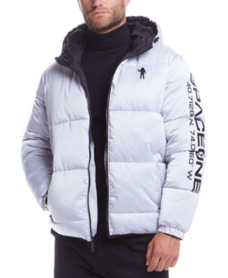 Space One Men's NASA Inspired Reversible Puffer Jacket - Macy's