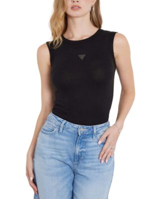 GUESS Women's Michela Embellished Tank Top - Macy's
