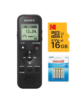 Sony PX Series ICD-PX370 Mono Digital Voice Recorder Bundle - Macy's