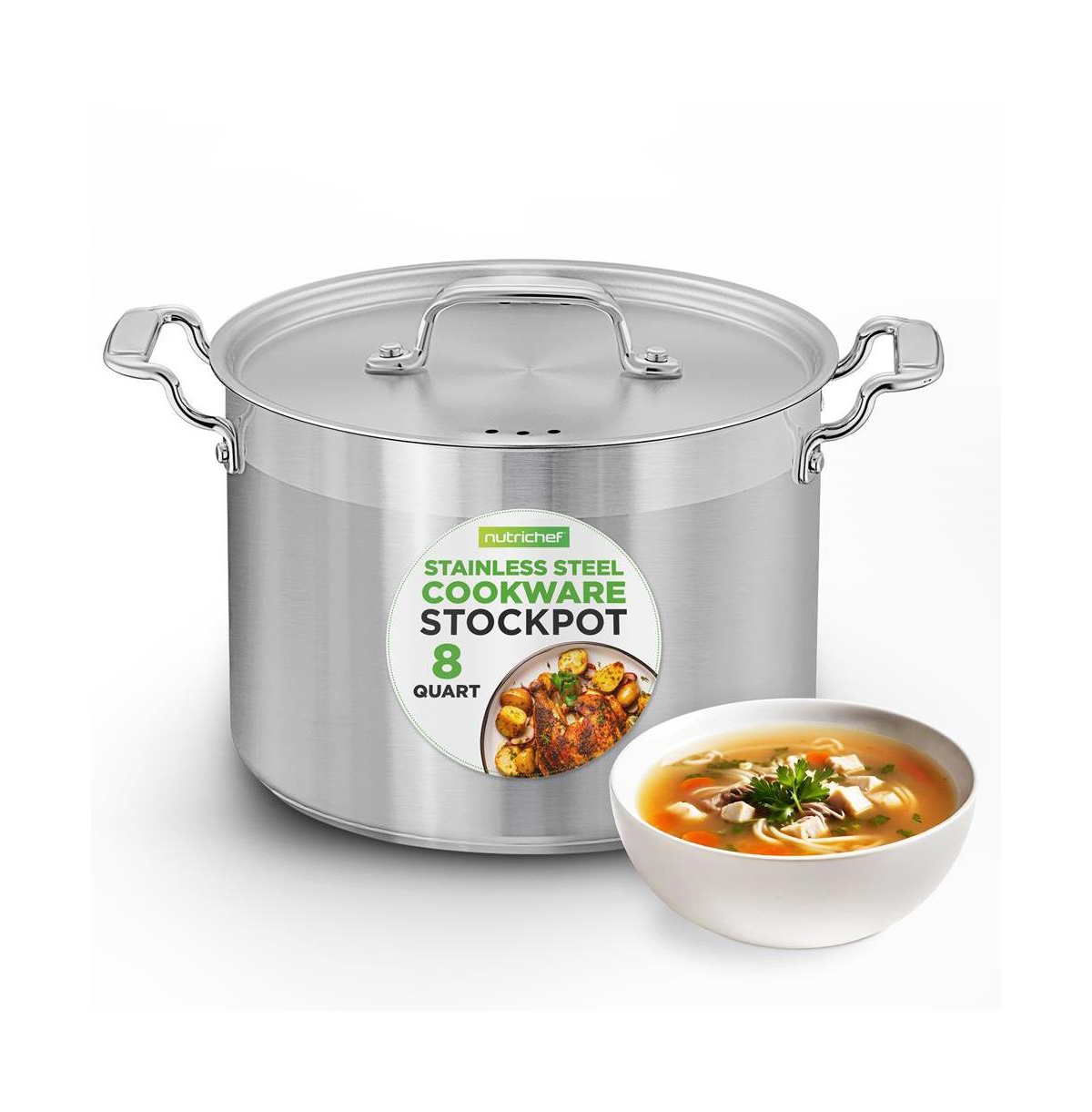 Click here for NutriChef Stainless Steel Cookware Stockpot - 8 Qu... prices