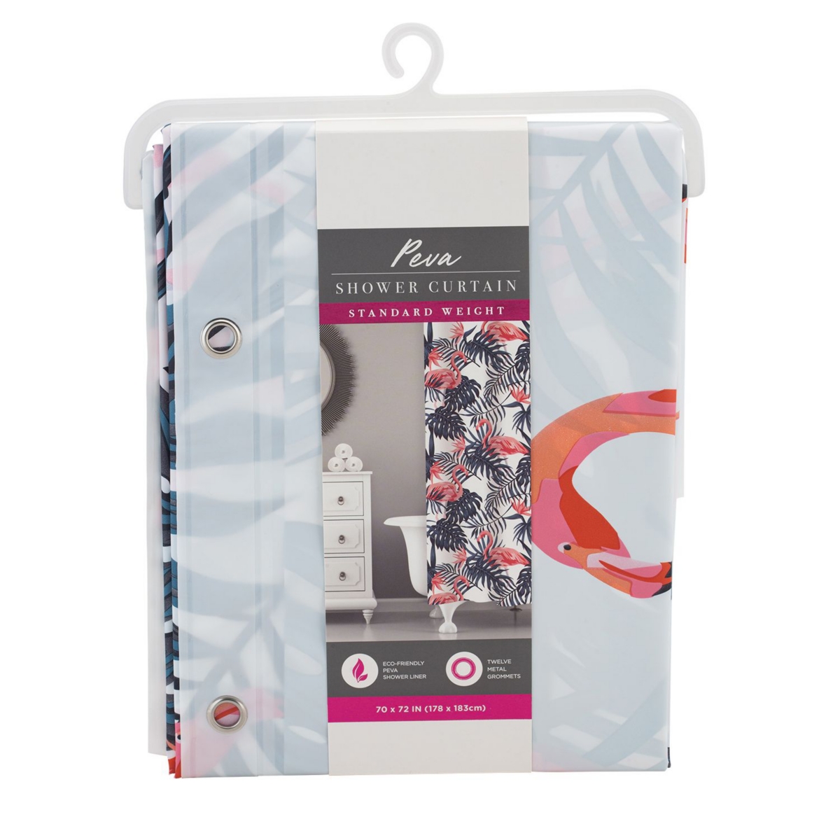 Click here for Kate Aurora Tropical Flamingoes Peva Vinyl Eco Fri... prices