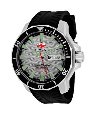 Seapro Men's Diver Limited Edition 1000 Meters Silver Dial Watch ...