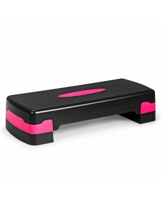 SKONYON 26 Inch Height Adjustable Aerobic Exercise Step Deck with Non ...