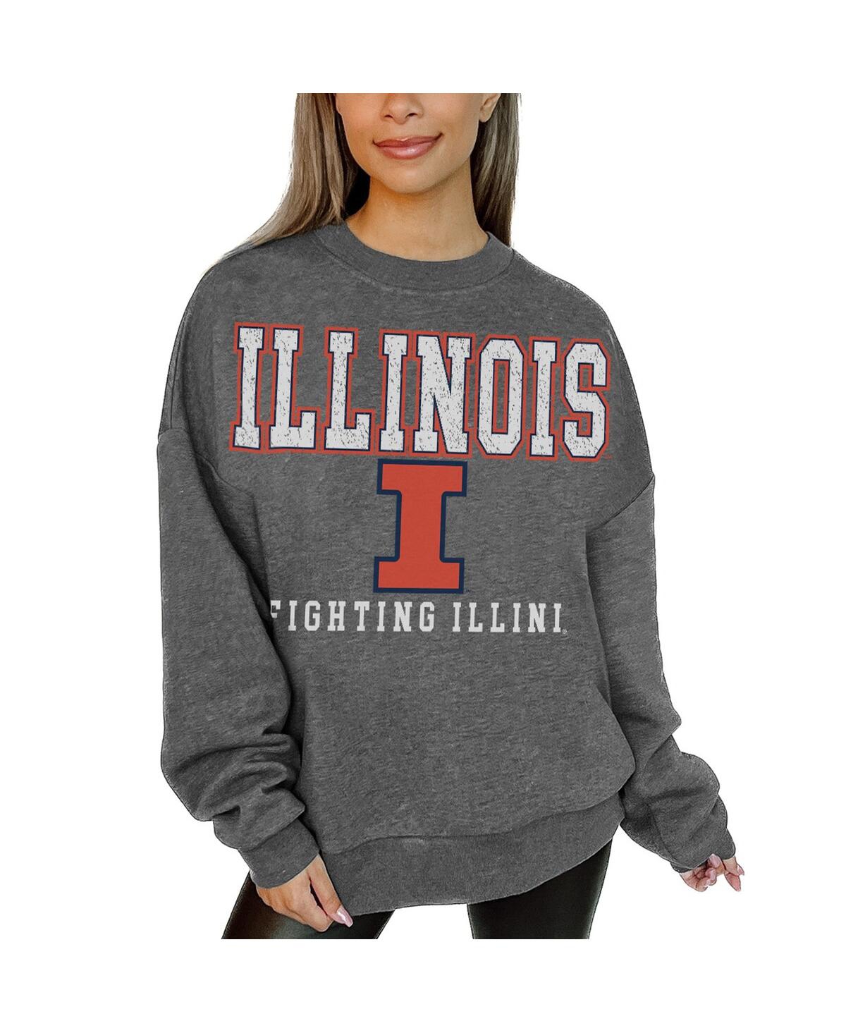 Click here for Gameday Couture Womens Heather Charcoal Illinois F... prices