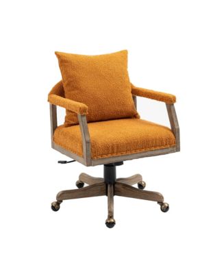 Mondawe Orange Computer Chair Office Chair Adjustable Swivel Chair ...