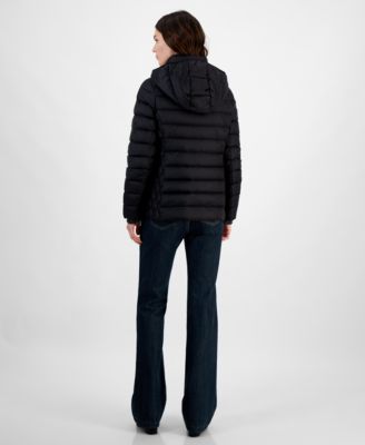 Petite Hooded Packable Down Puffer Coat Created for Macy s
