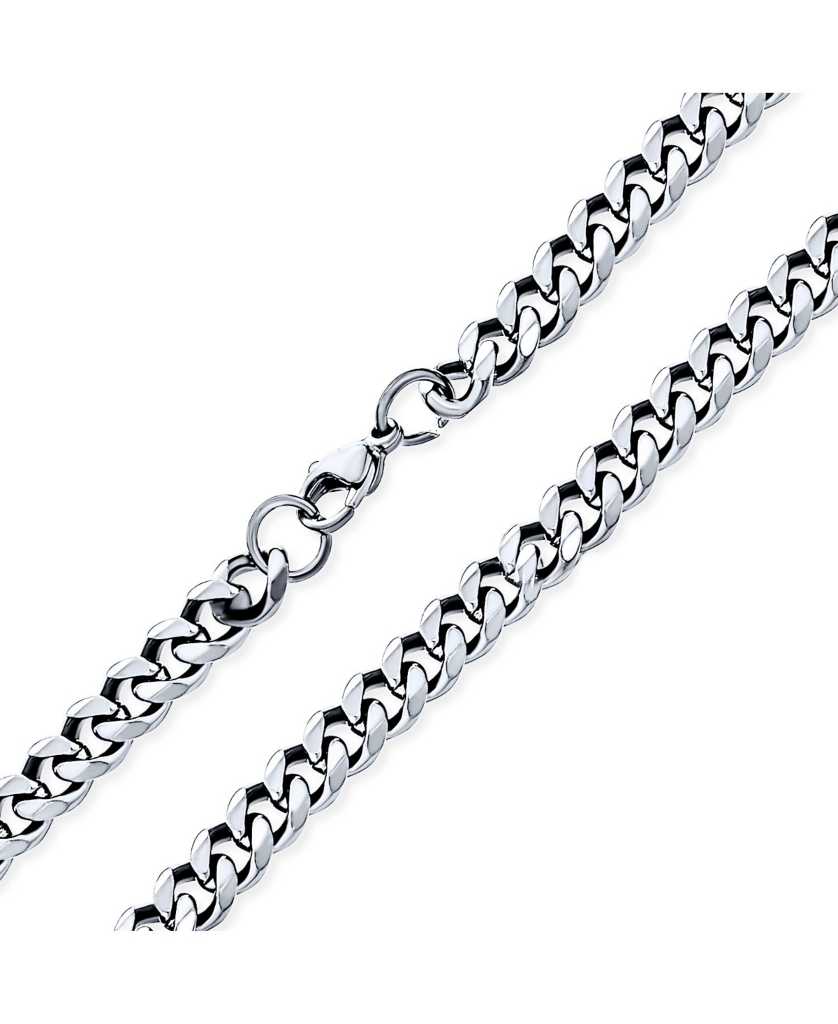 Click here for Bling Jewelry Heavy Duty Curb Chain Necklace Black... prices