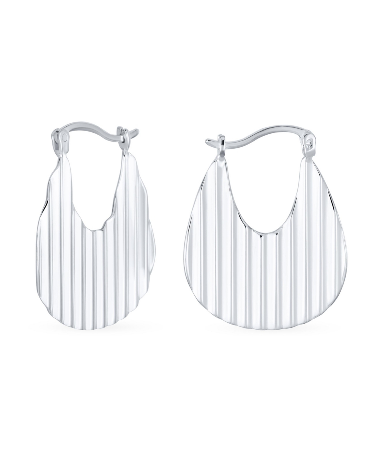 Click here for Bling Jewelry Geometric Modern Lightweight Oval Me... prices