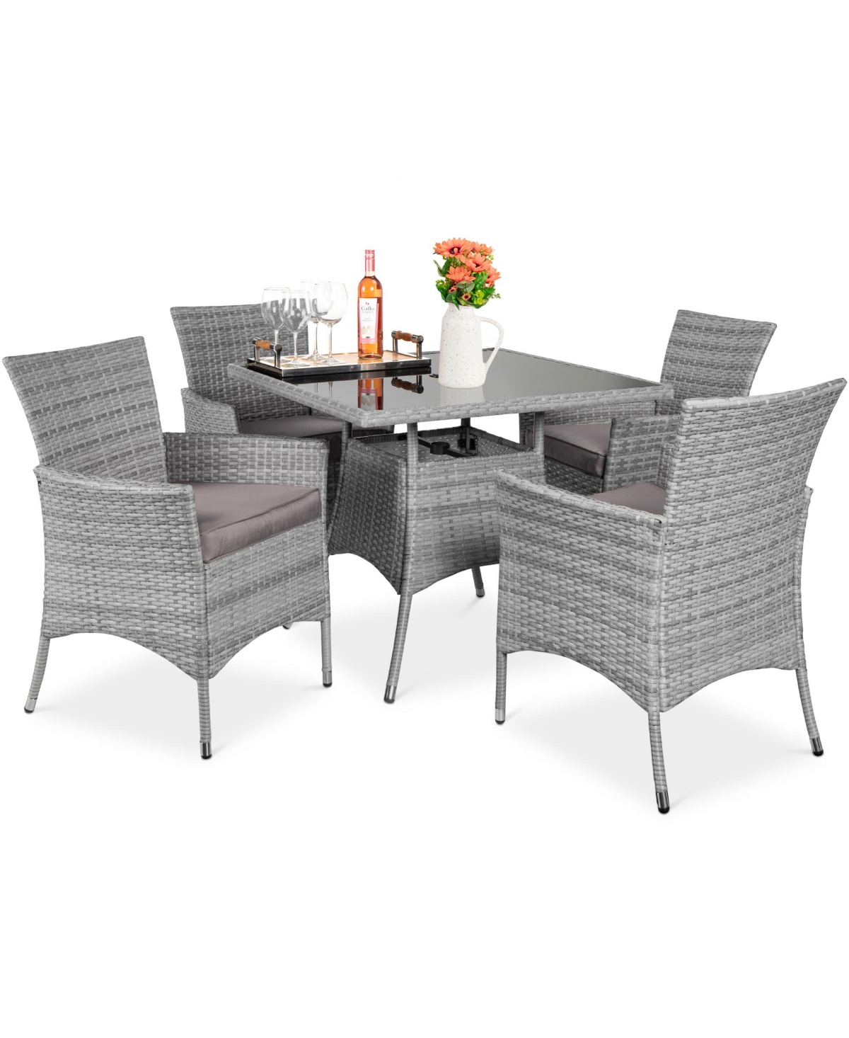 Click here for Best Choice Products 5-Piece Indoor Outdoor Wicker... prices