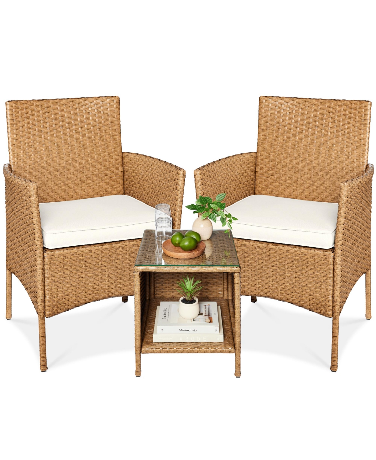 Click here for Best Choice Products 3-Piece Outdoor Wicker Conver... prices