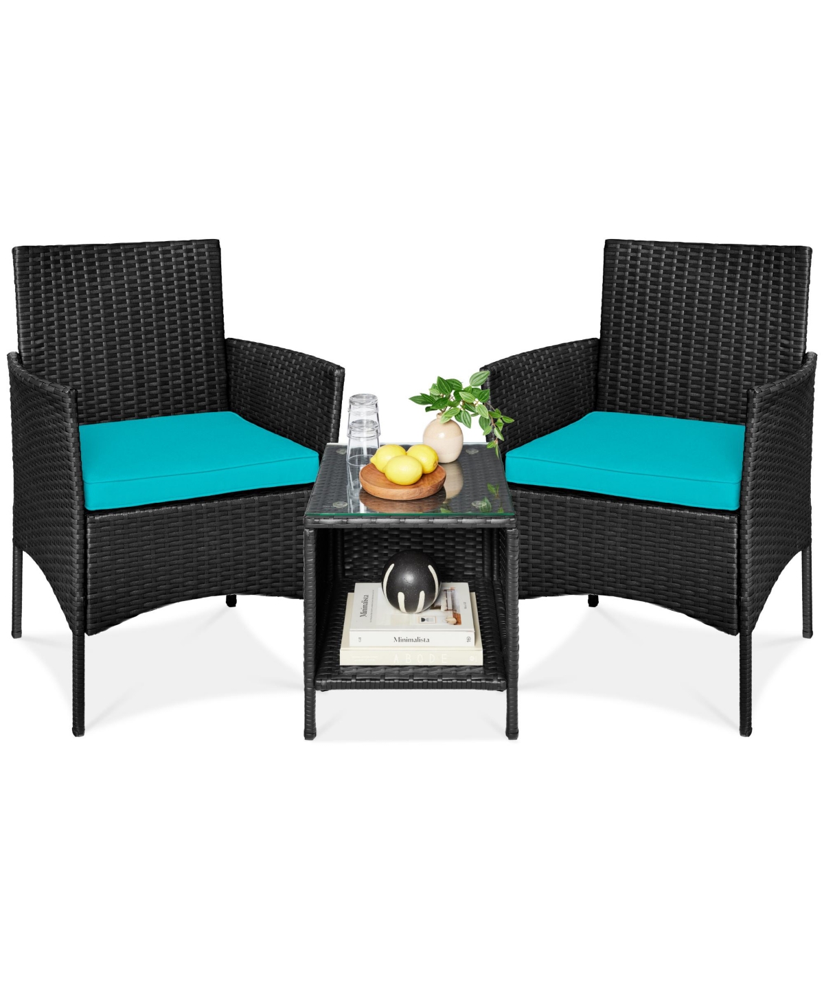 Click here for Best Choice Products 3-Piece Outdoor Wicker Conver... prices