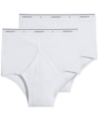 Jockey Men's 2-Pack Tall Man Classic Full-Rise Briefs - Macy's