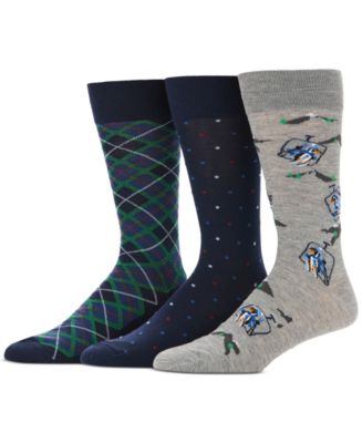 Perry Ellis Portfolio Men's 3-Pack Skiing Penguin and Holiday Print ...