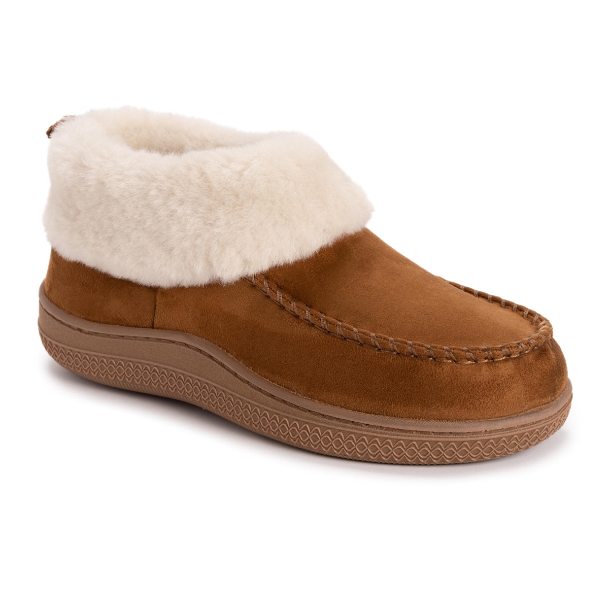 Click here for Muk Luks Womens Selah Slipper - Chestnut prices
