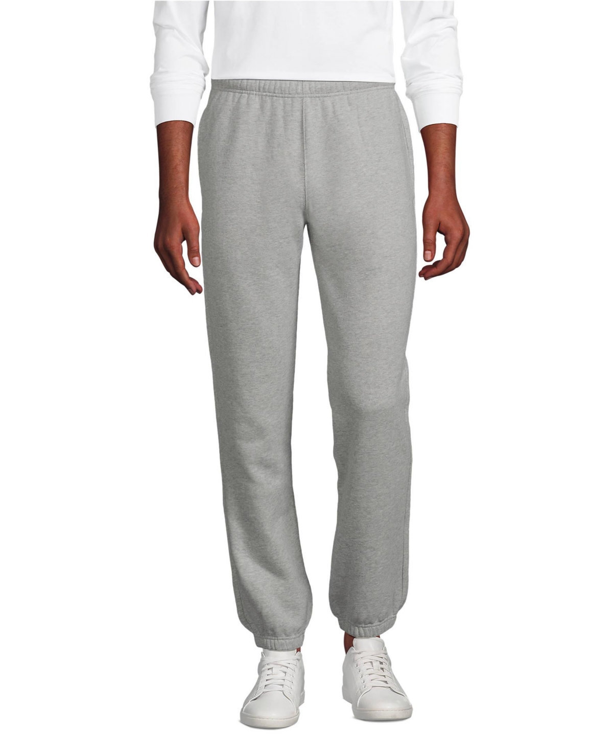 Click here for Lands End Mens Serious Sweats Jogger Pant - Gray h... prices