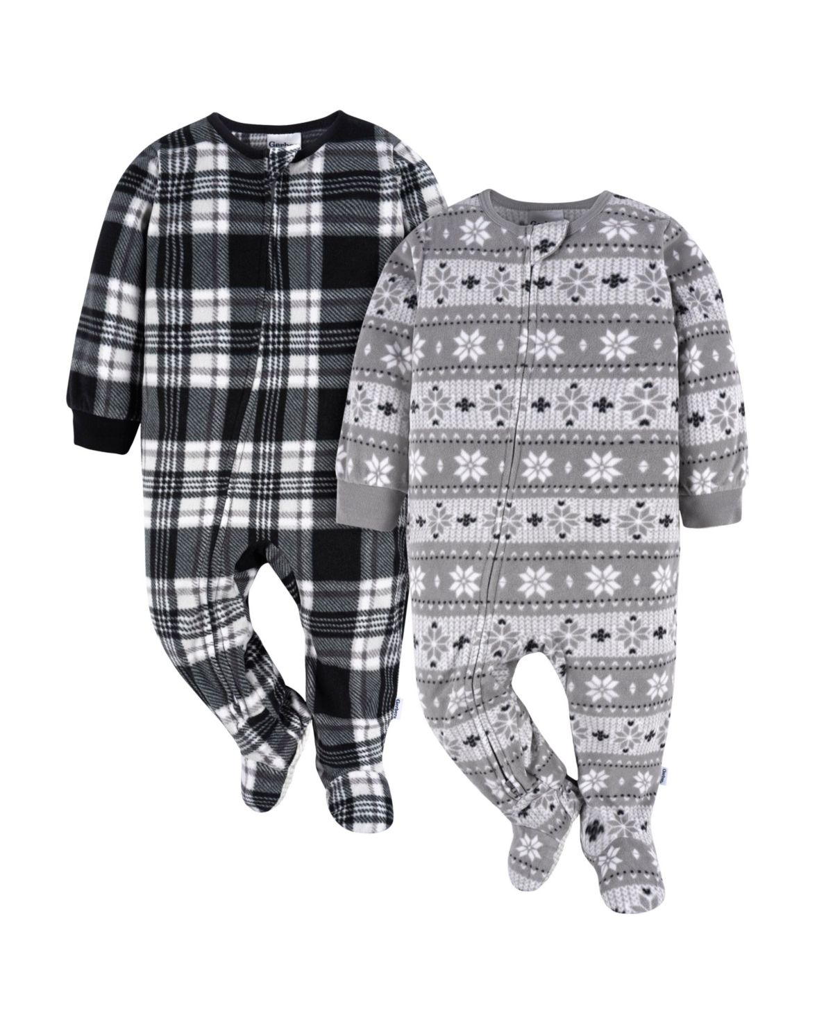 Click here for Gerber Baby Boys Footed Blanket Sleepers  2-Pack -... prices