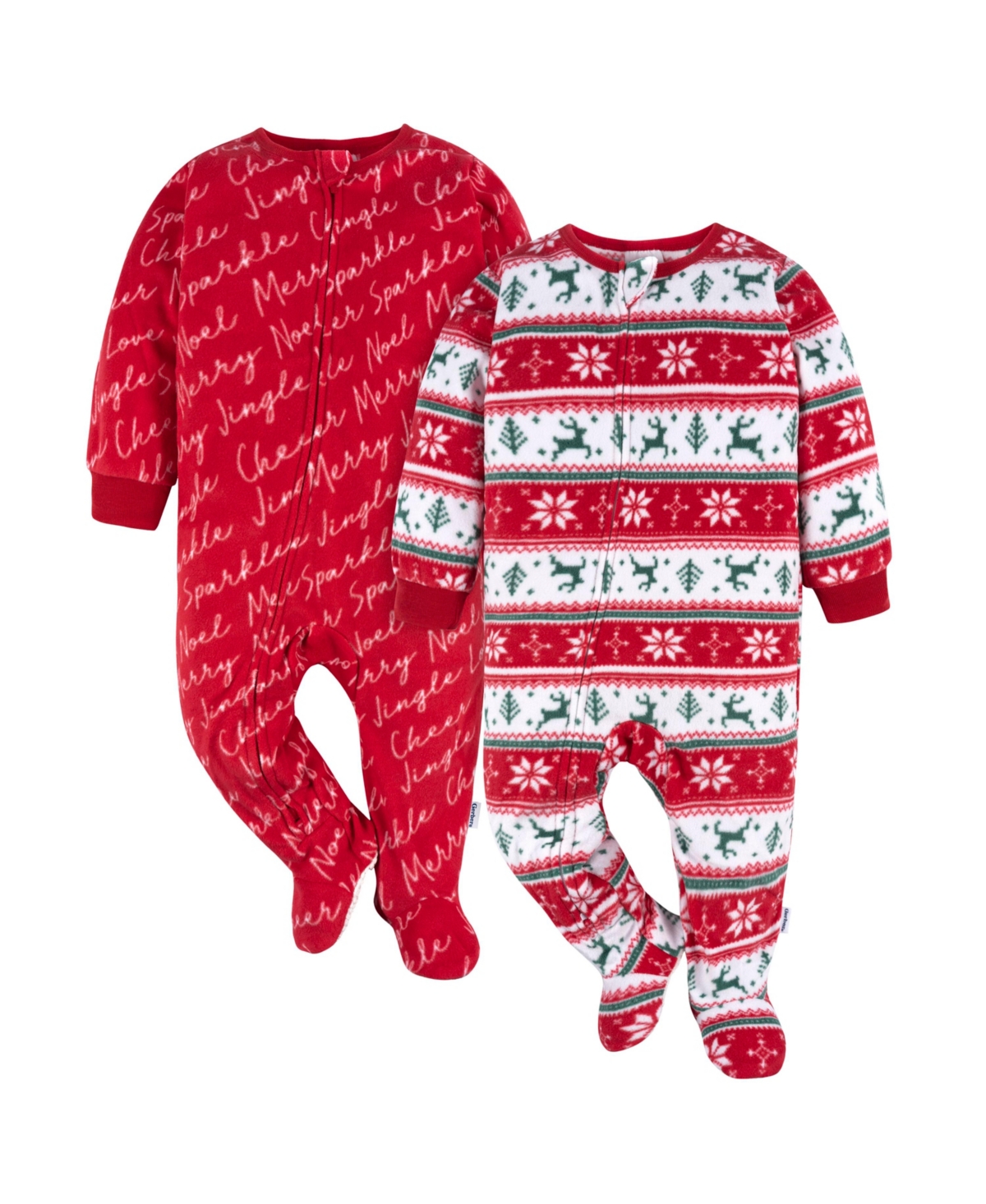 Click here for Gerber Baby Boys Footed Blanket Sleepers  2-Pack -... prices