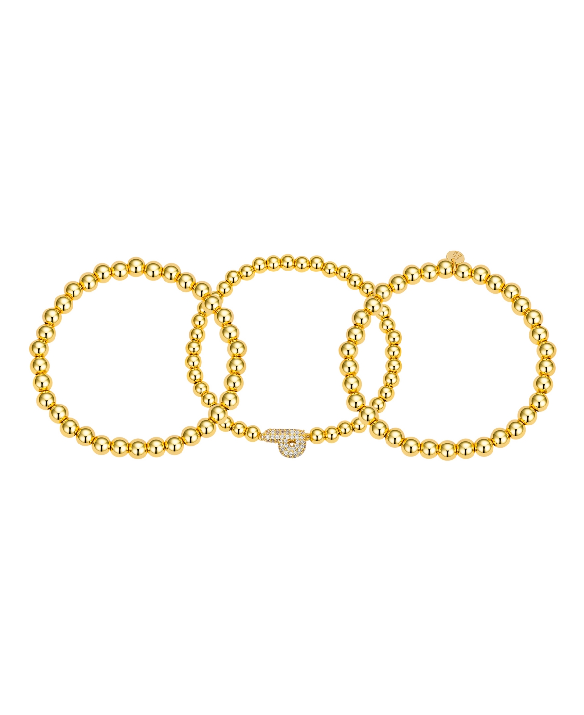Click here for Unwritten Cubic Zirconia Bubble Initial Stretch Br... prices