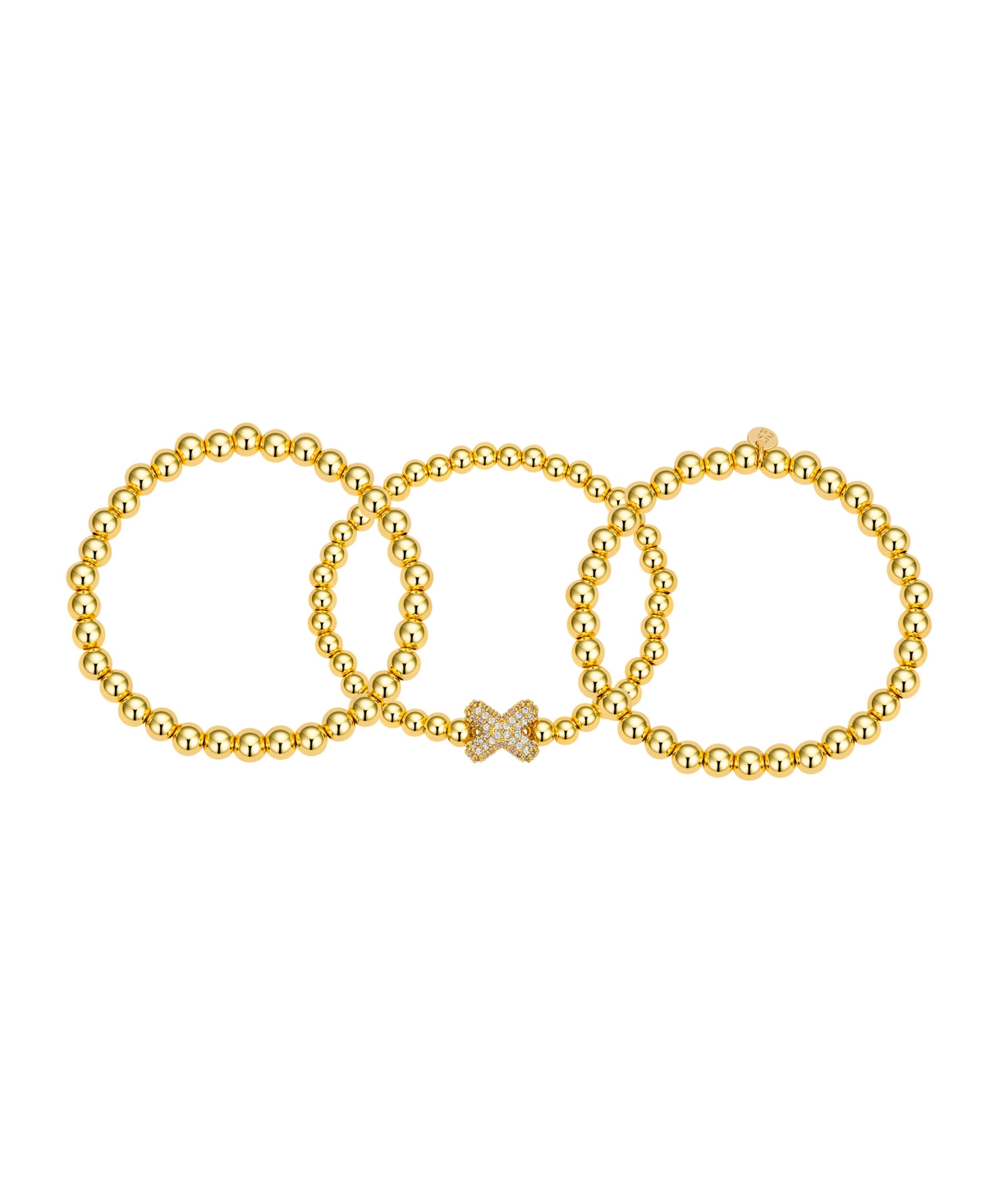 Click here for Unwritten Cubic Zirconia Bubble Initial Stretch Br... prices