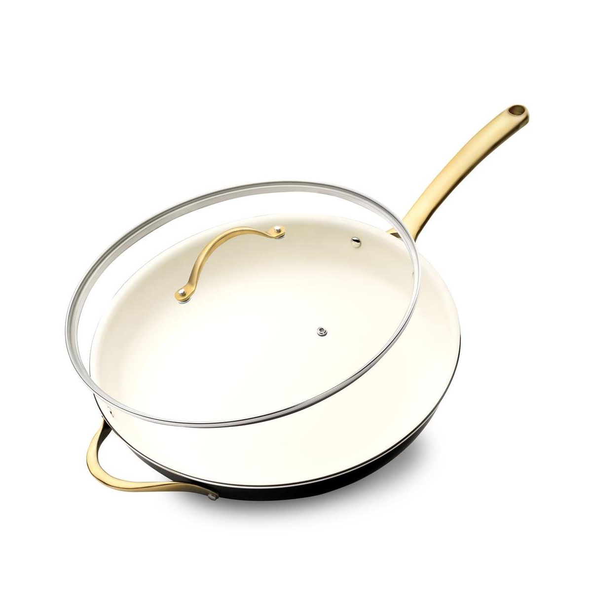 Click here for NutriChef 14 Non-Stick Fry Pan with Lid – D... prices