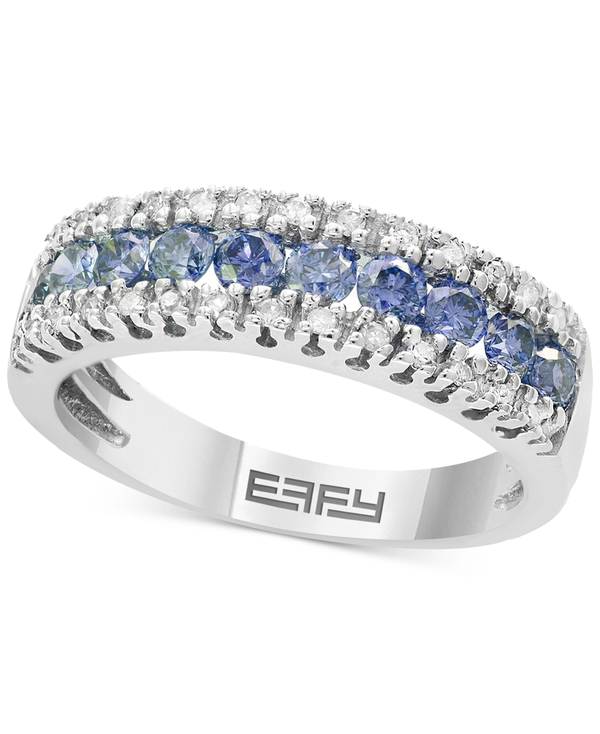 Click here for Effy Blue Diamond (5/8 ct. t.w.) & White Diamond (... prices